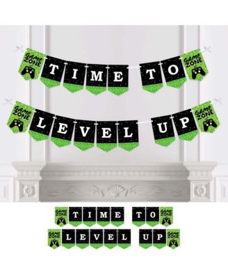 Game Zone - Video Game Bunting Banner - Party Decorations - Time to ...
