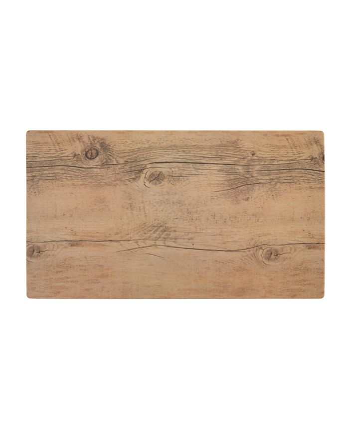 Fortessa Melamine Wood Rectangle Tray, 18" x 10" - Macy's