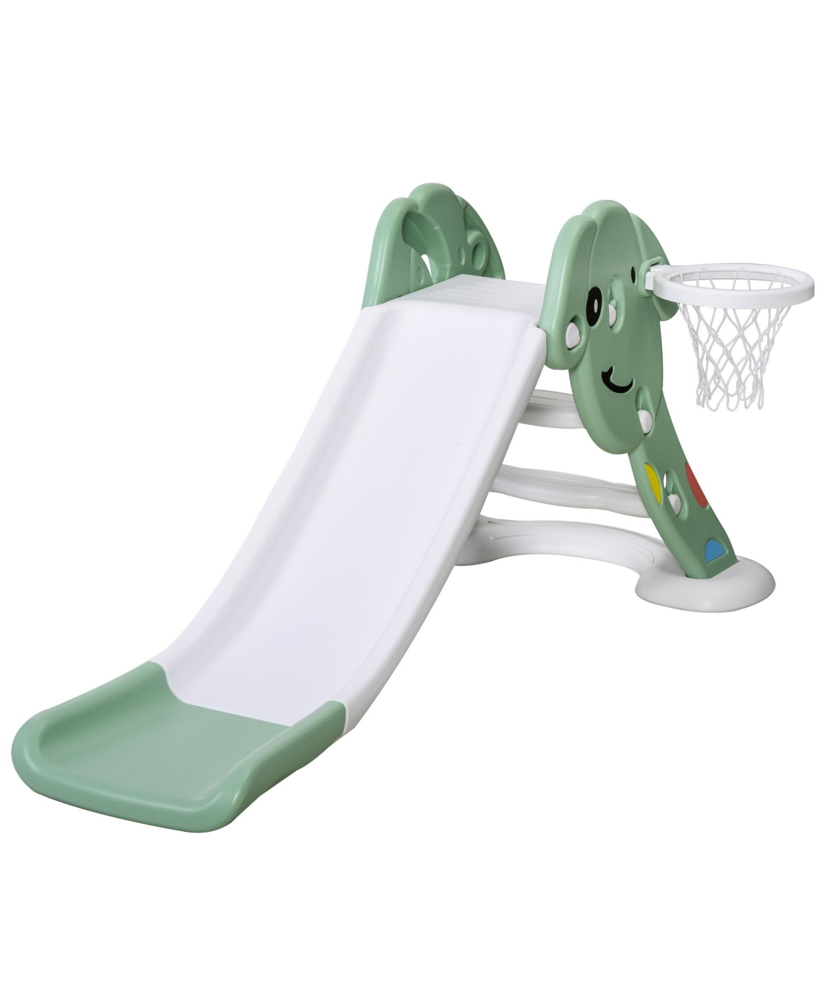 Click here for Qaba Lightweight Kids Slide  Basketball Hoop  Acti... prices
