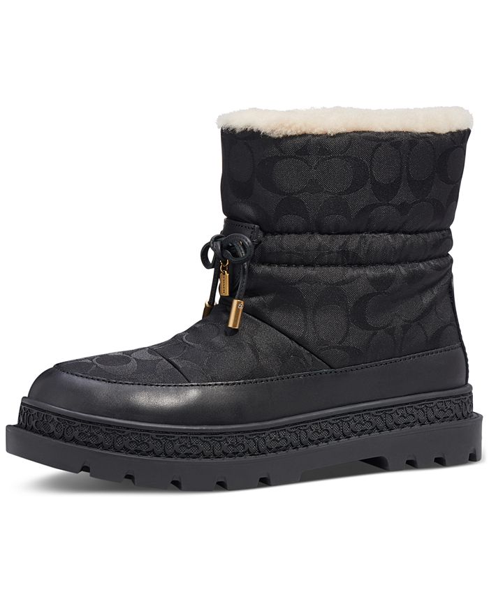 COACH Women's Kailee Lug-Sole Cold-Weather Booties - Macy's