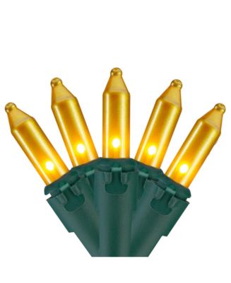 Northlight 100 Count Opaque Mini Christmas Lights With Wire, 28.8' - Macy's