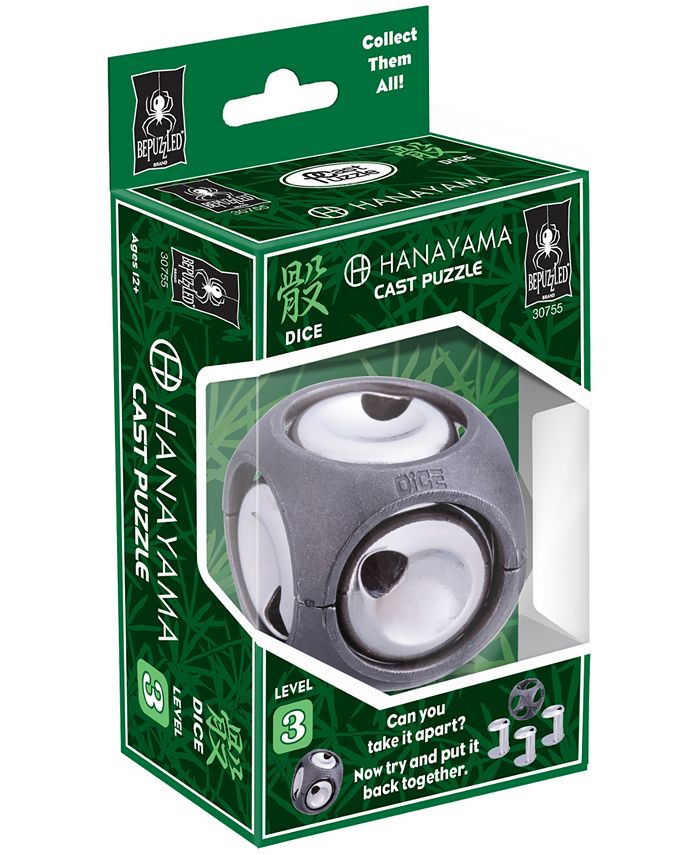 BePuzzled Hanayama Dice Level 3 Cast Puzzle Set, 4 Piece - Macy's