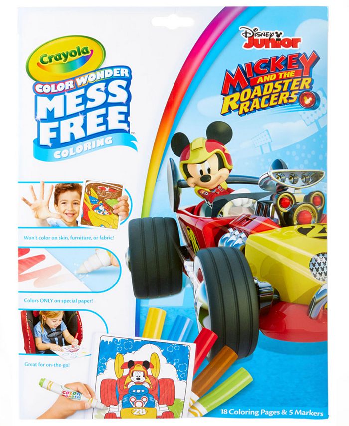 Crayola Color Wonder Mickey Mouse Clubhouse Mess Free Coloring Pages ...