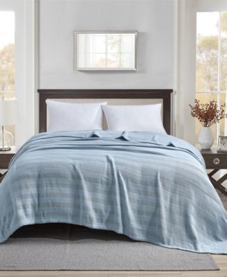 Sunham Better 100% Micro Cotton Blanket, Full/Queen - Macy's