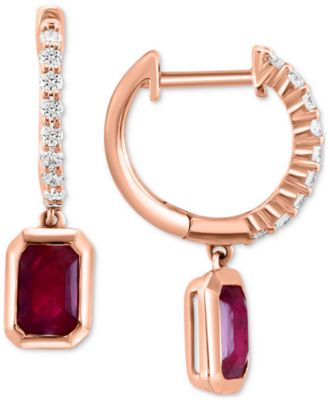 EFFY Collection EFFY® Ruby (1-1/3 ct. t.w.) & Diamond (1/4 ct. t.w ...