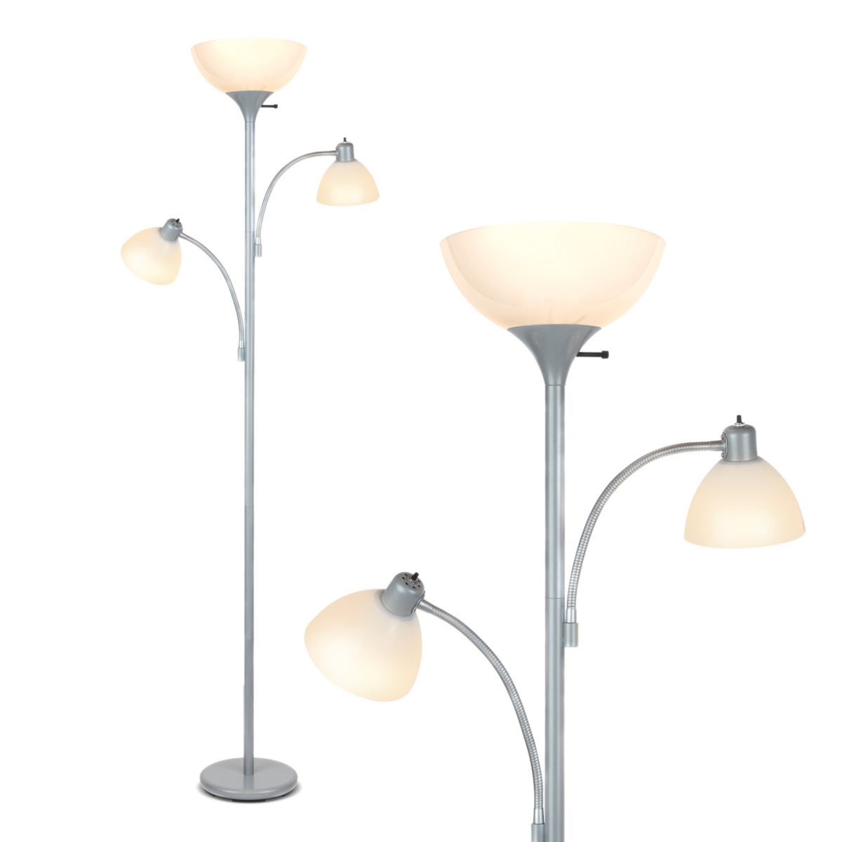 Click here for Sky Dome Double 72" Led Torchiere Floor Lamp... prices