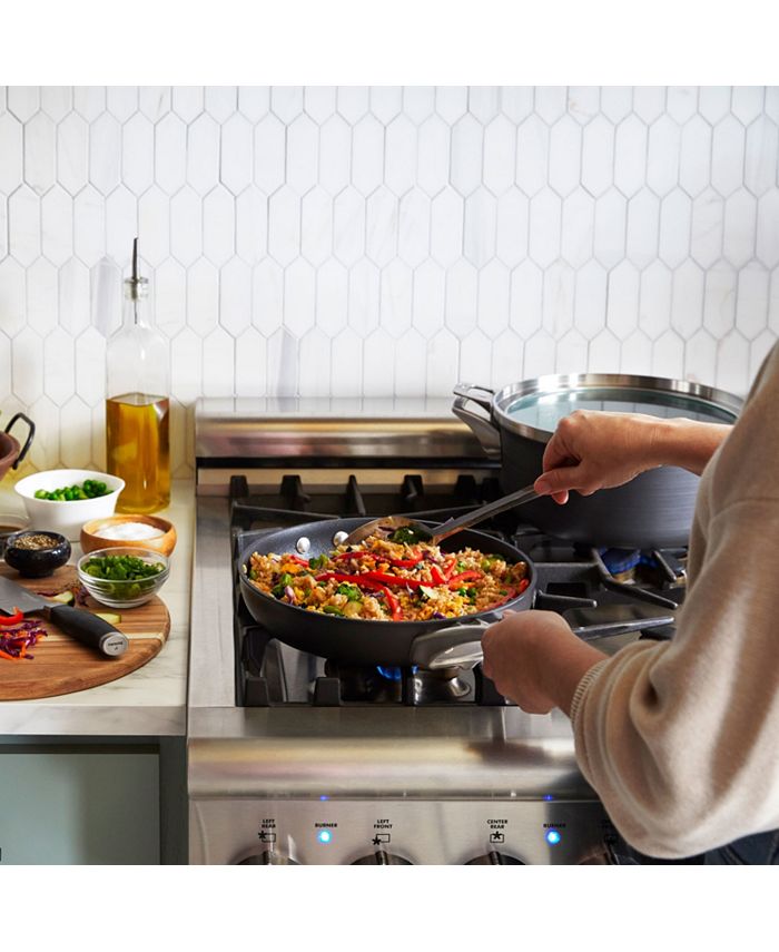 Calphalon Premier Space Saving Hard-Anodized Nonstick 8 Quart Stock Pot ...