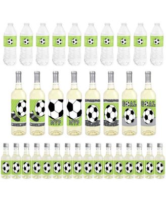Goaaal - Soccer - Baby Shower or Birthday Party Decor - Beverage Bar ...