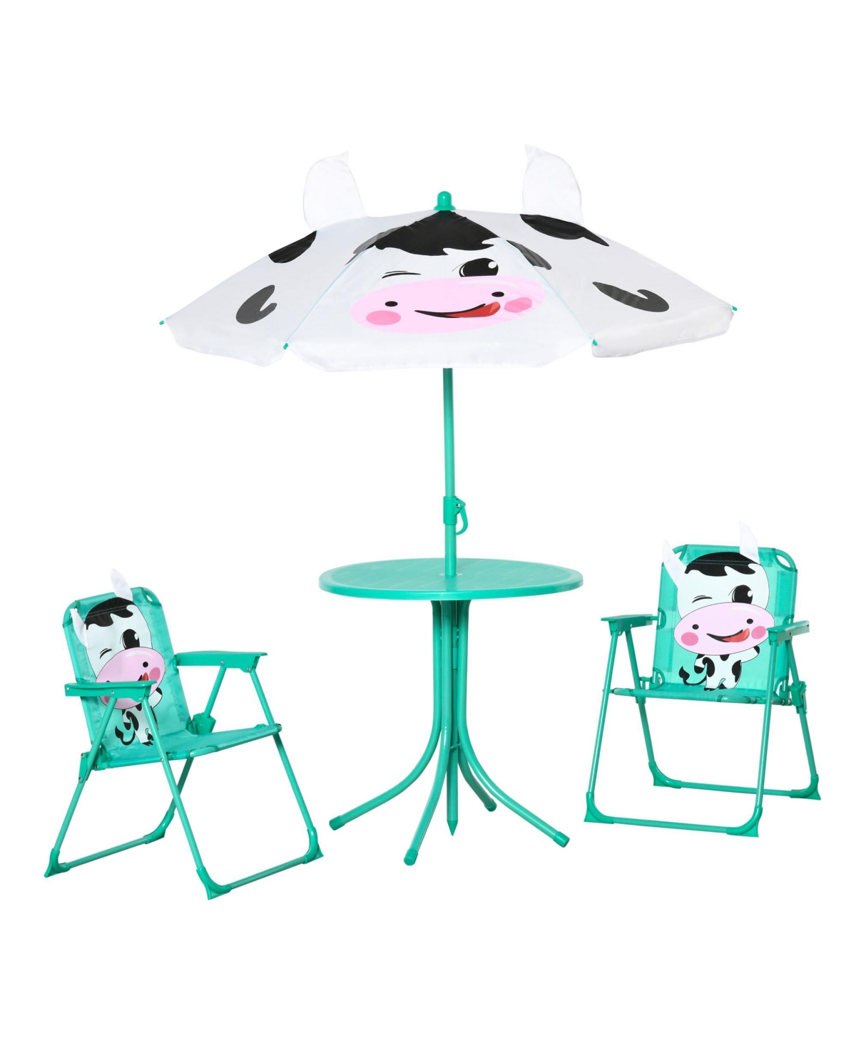 Click here for Outsunny Kids Picnic Table Chair Set Outdoor Patio... prices