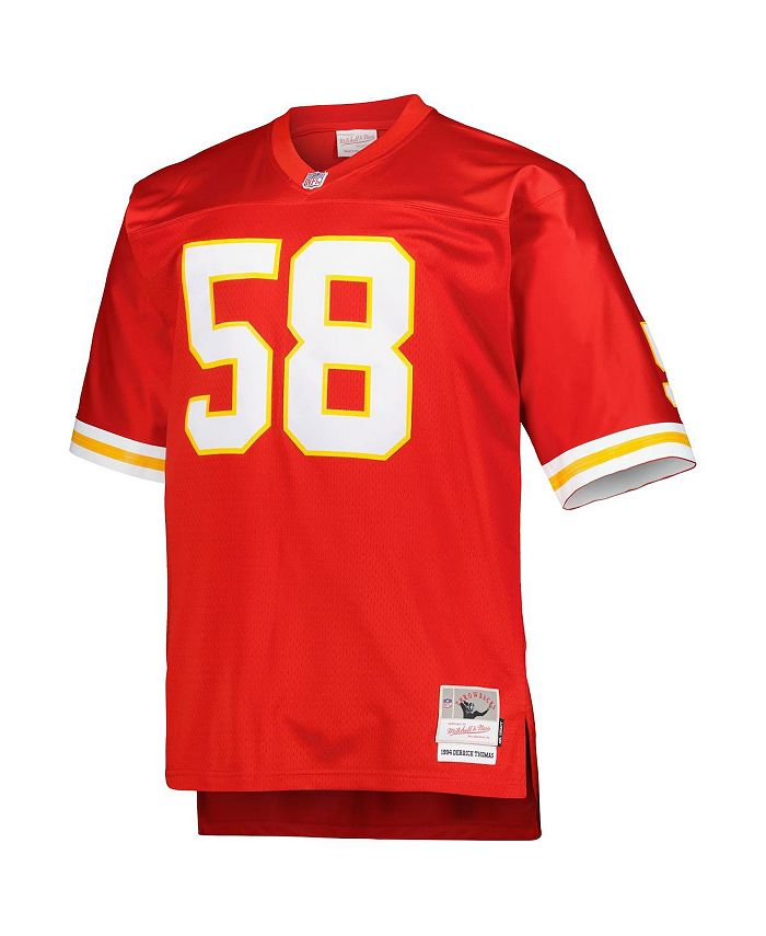 Mitchell & Ness Men's Derrick Thomas Red Kansas City Chiefs Big and ...