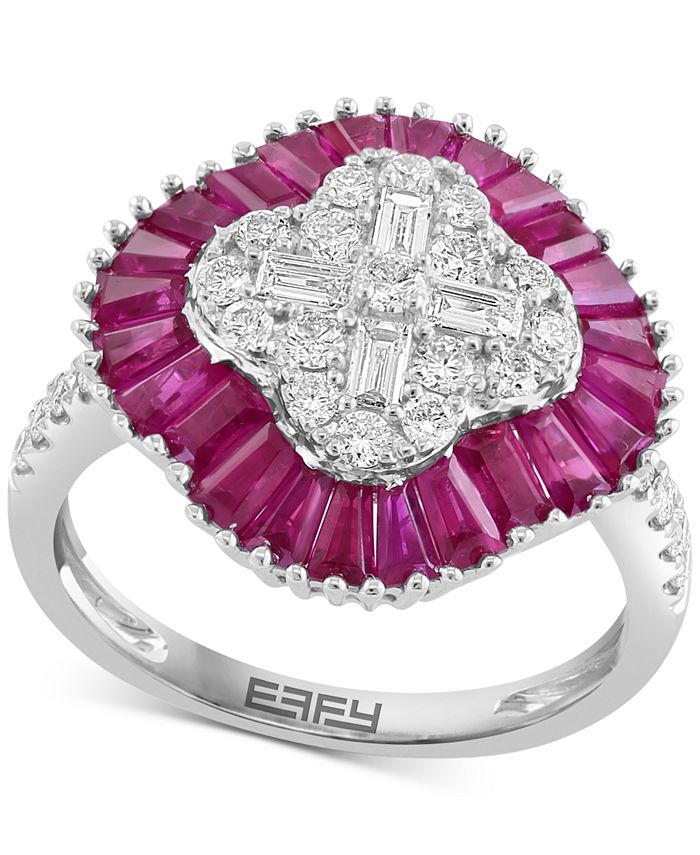 EFFY Collection EFFY® Ruby (2-3/8 ct. t.w.) & Diamond (5/8 ct. t.w ...
