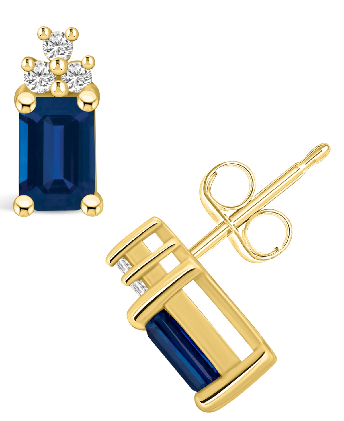 Click here for Macys Sapphire (1-3/8 Ct. t.w.) and Diamond (1/10... prices