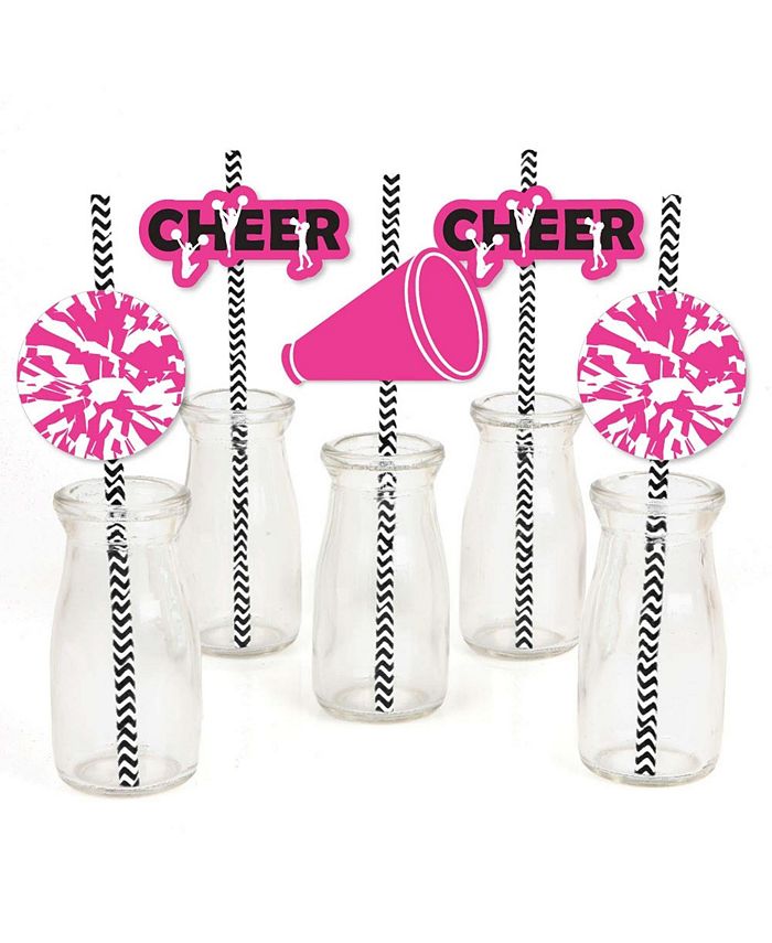 Big Dot of Happiness We've Got Spirit - Cheerleading - Paper Straw ...