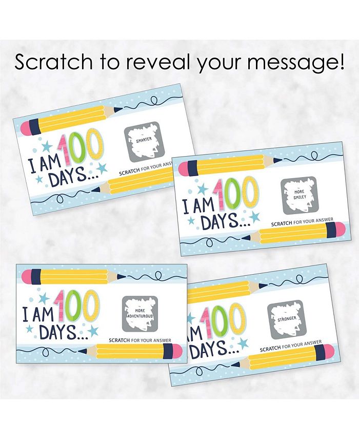 Big Dot of Happiness Happy 100th Day of School - 100 Days Party Game ...