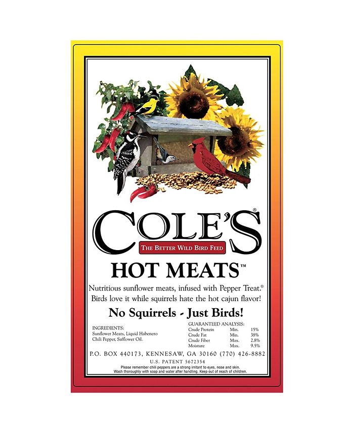 Cole's Wild Bird Products Bird Seed Hot Meats- 10 lbs. - Macy's