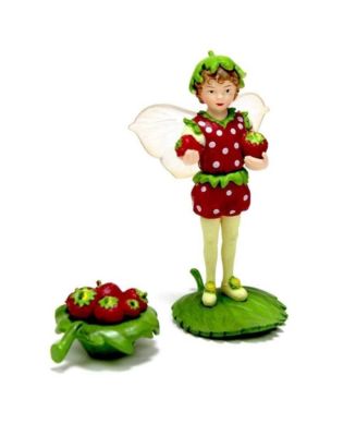 Flower Fairies Secret Garden Strawberry Fairy w/ Basket of Berries - Macy's