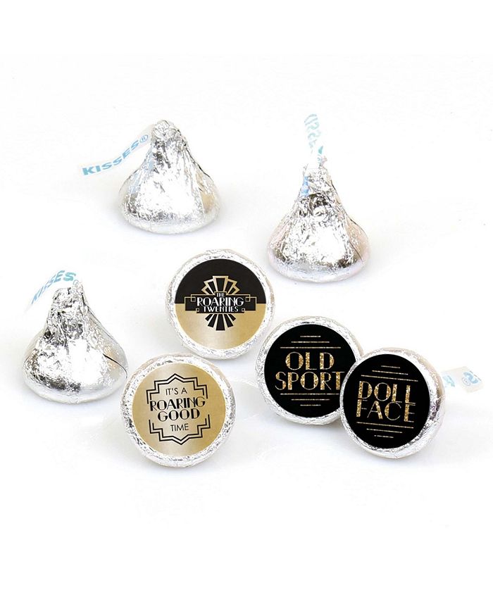 Big Dot of Happiness Roaring 20's - 1920s Art Deco Jazz Round Candy ...