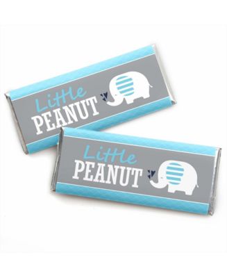 Blue Elephant - Candy Bar Wrapper Baby Shower or Birthday Party Favors ...