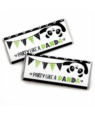 Party Like a Panda Bear - Candy Bar Wrapper Party Favors - 24 Ct - Macy's