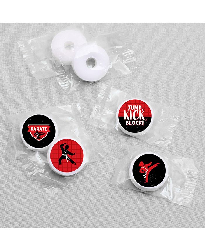 Big Dot of Happiness Karate Master Martial Art Birthday Party Round ...