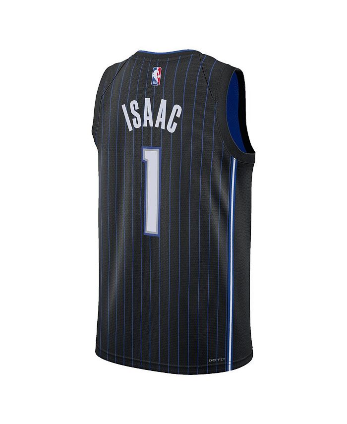 Nike Big Boys Jonathan Isaac Black Orlando Magic 2021/22 Swingman ...