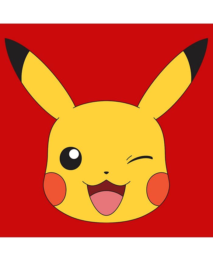 Nintendo Boy's Pokemon Pikachu Cute Happy Wink Face Child T-Shirt - Macy's