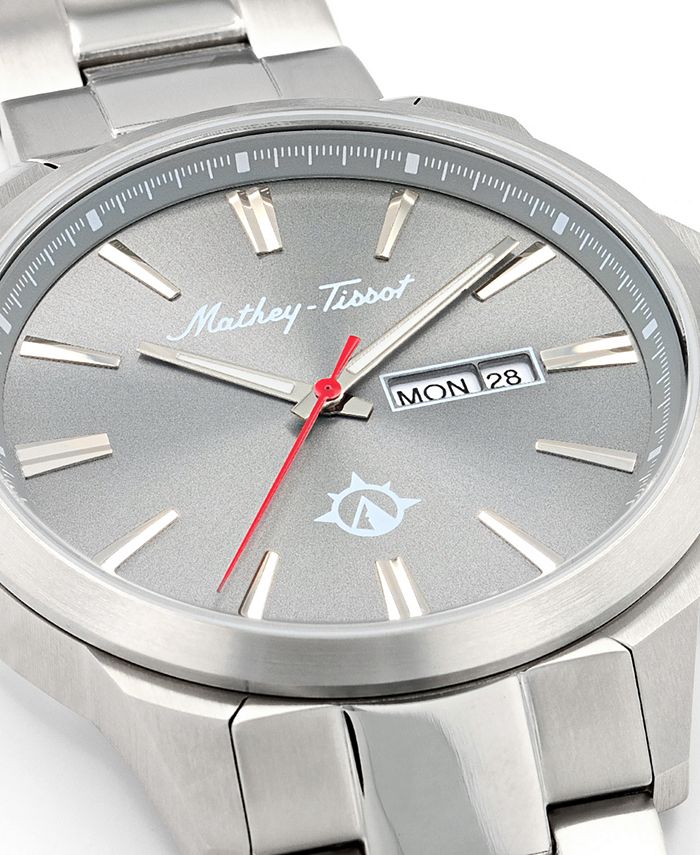 Mathey-Tissot Men's Field Scout Collection Classic Stainless Steel ...