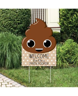Big Dot of Happiness Party 'Til You're Pooped - Party Decor - Poop ...