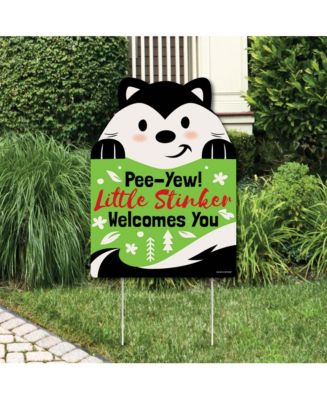 Big Dot of Happiness Little Stinker - Party Decorations - Woodland ...