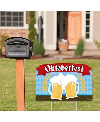 Big Dot of Happiness Oktoberfest - Beer Festival Yard Sign Lawn ...