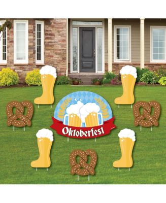 Big Dot of Happiness Oktoberfest - Outdoor Lawn Decor - Beer Festival ...