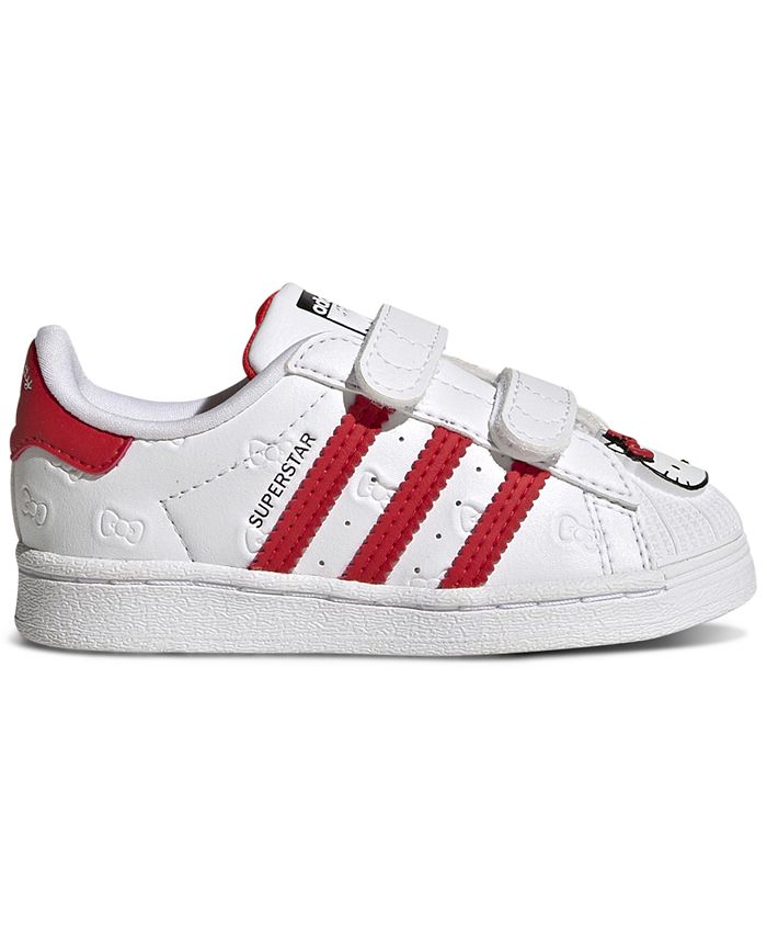 adidas Toddler Girls Originals Superstar Hello Kitty Slip-On Hook-and ...