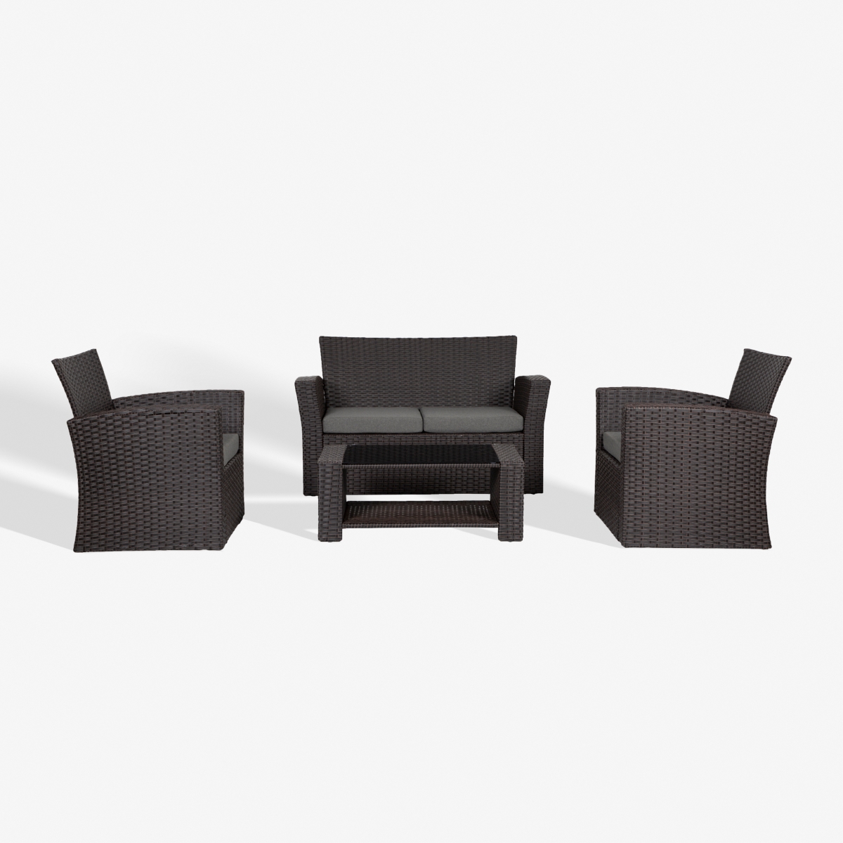 Click here for WestinTrends 4-Piece Modern Patio Conversation Sof... prices
