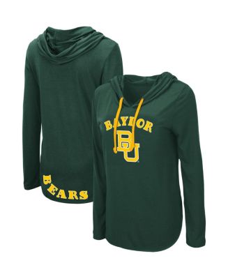 Women's Colosseum Green Baylor Bears My Lover Hoodie Long Sleeve T ...