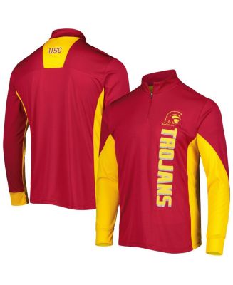 Men's Colosseum Cardinal USC Trojans Bart Quarter-Zip Windshirt - Macy's