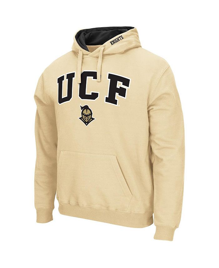Colosseum Men's Gold UCF Knights Arch & Logo Pullover Hoodie - Macy's