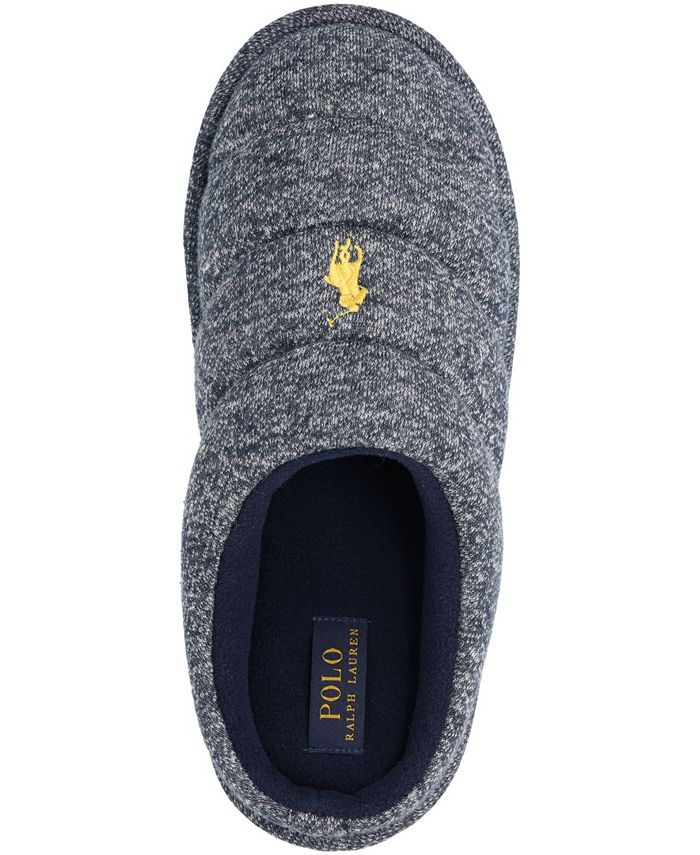Polo Ralph Lauren Men's Emery Quilted Tech Fleece Clog Slipper - Macy's