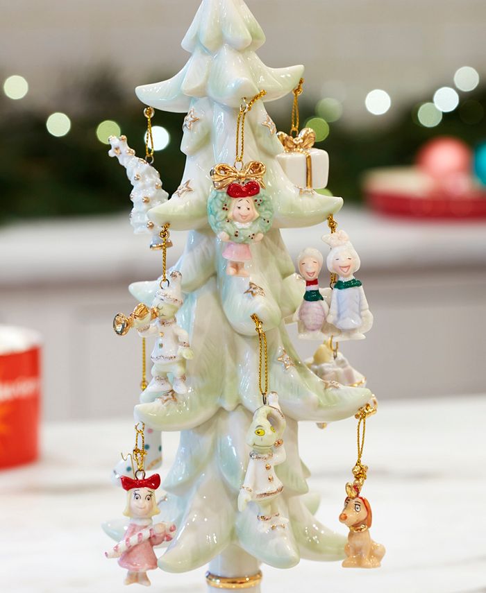 Lenox How The Grinch Stole Christmas Ornament Tree, Set of 12 - Macy's