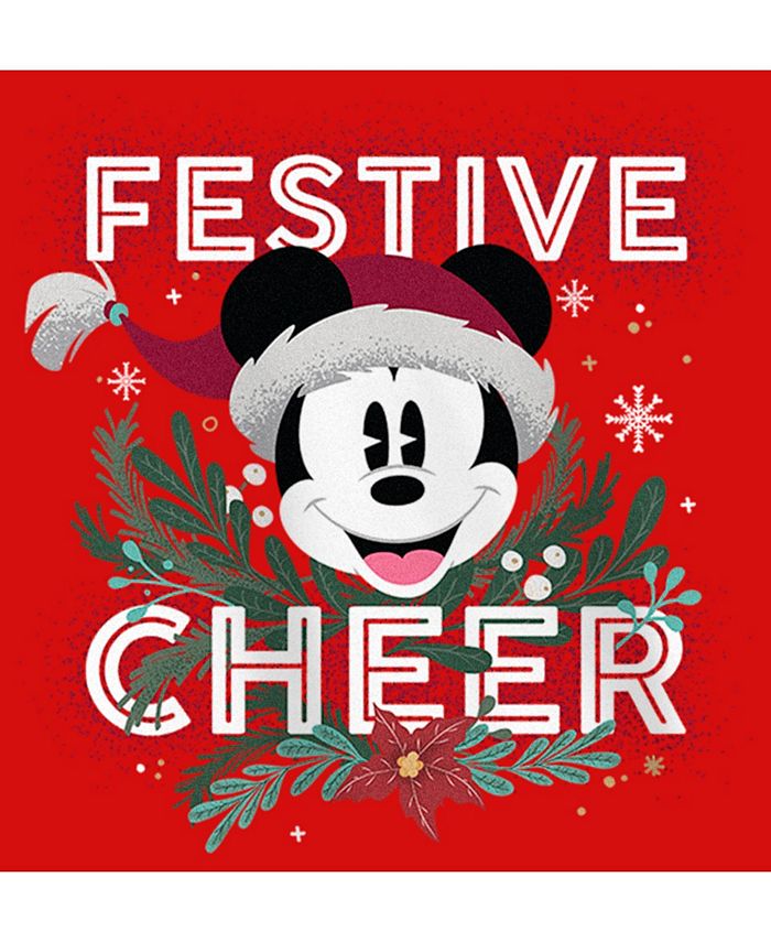 Disney Girl's Mickey & Friends Mickey Mouse Festive Cheer Child T-Shirt ...