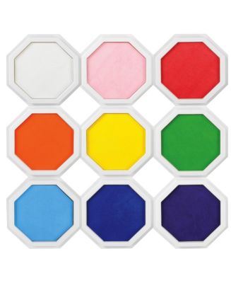 Kaplan Early Learning Jumbo Stamp Pads - Set of 9 - Macy's