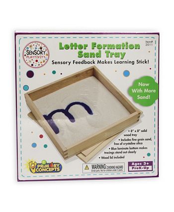 Primary Concepts Letter Formation Sand Tray, 8" x 8" - Macy's