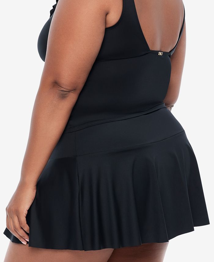 Lauren Ralph Lauren Plus Size Ruffled Swim Skirt And Reviews Swimsuits