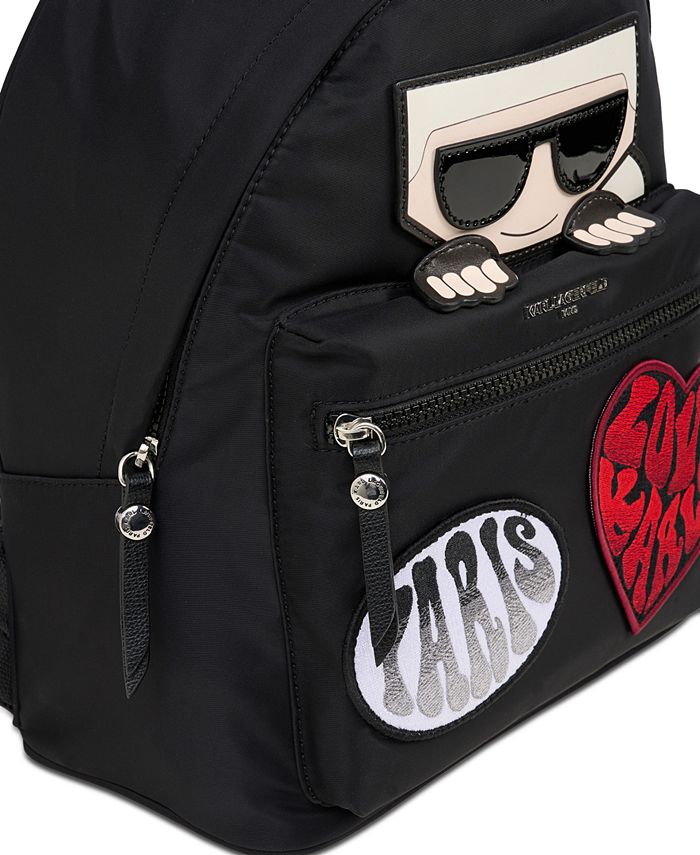 Karl Lagerfeld Paris Amour Signature Patch Backpack & Reviews ...