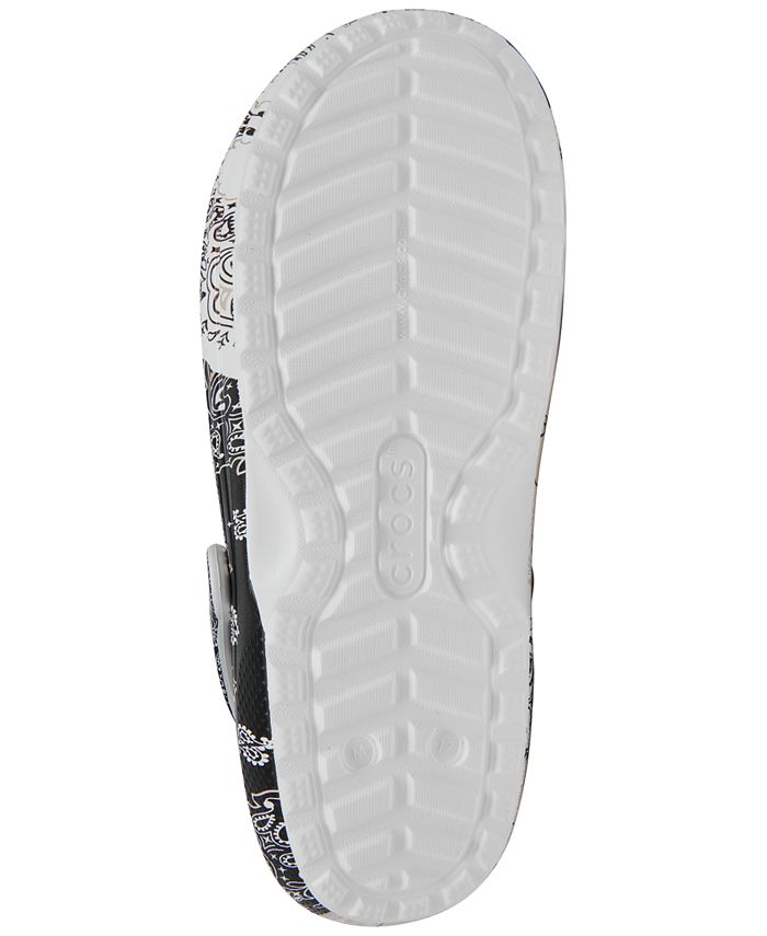 Crocs Men's and Women's Classic Lined Bandana Clogs from Finish Line ...