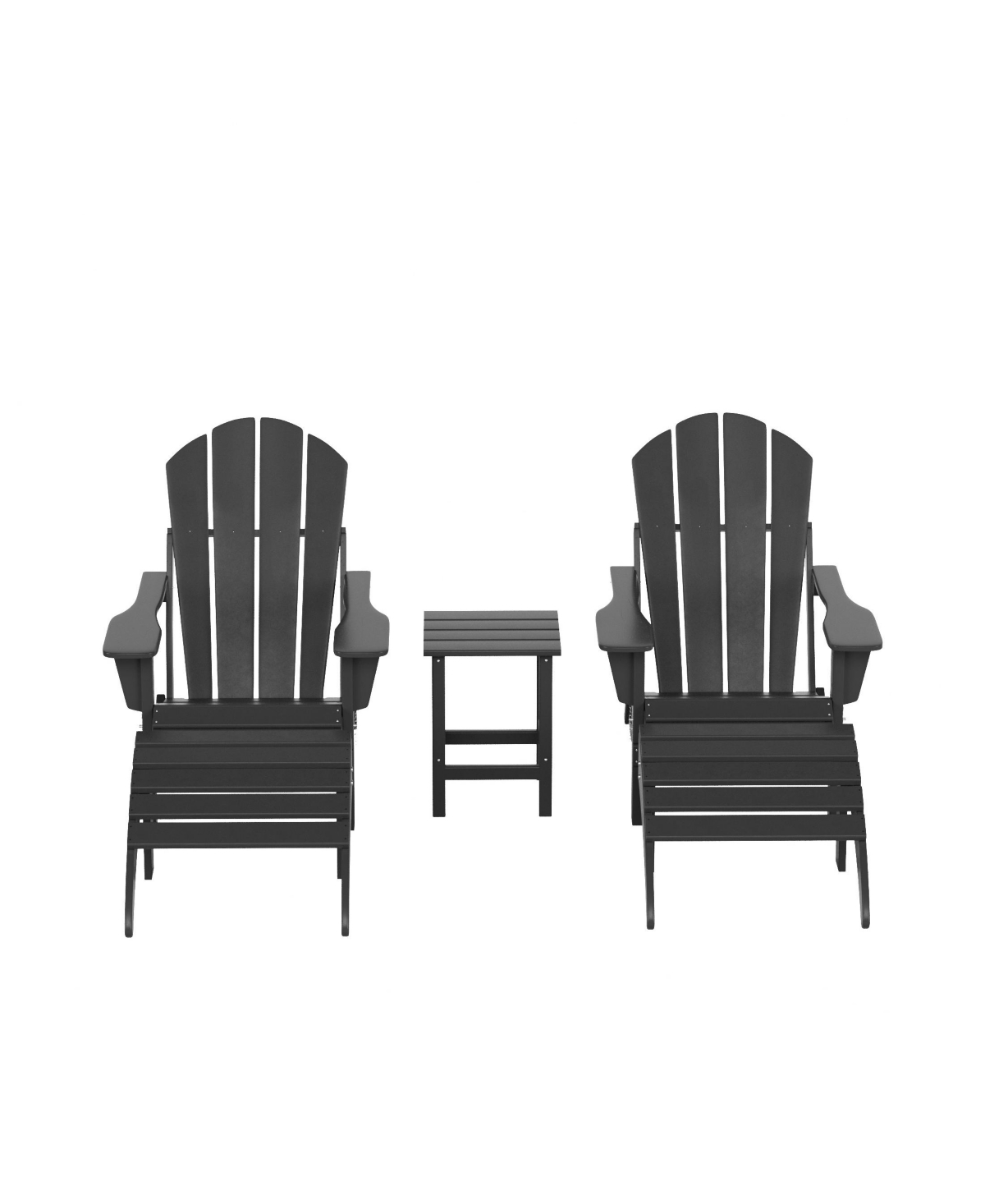 Click here for WestinTrends 5 Piece Outdoor Adirondack Folding Ch... prices