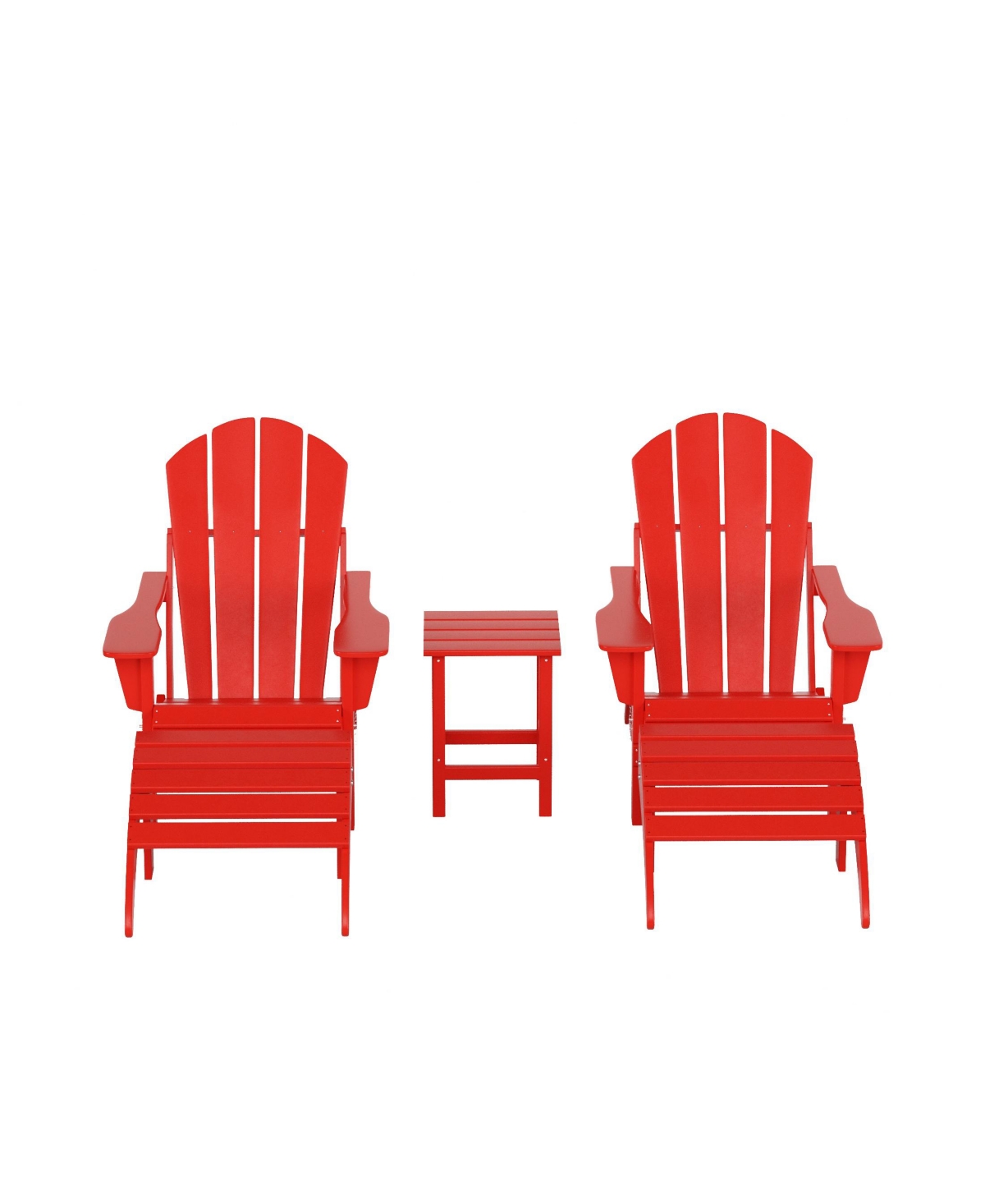 Click here for WestinTrends 5 Piece Outdoor Adirondack Folding Ch... prices