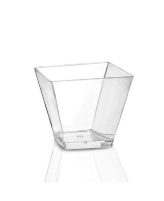 2 oz. Clear Plastic Mini Verrine Sample Cube Cups (240 Cups) - Macy's