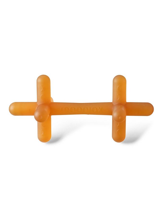 Moonjax Natural Hevea Rubber Baby Teether for Infants, Toddlers ...