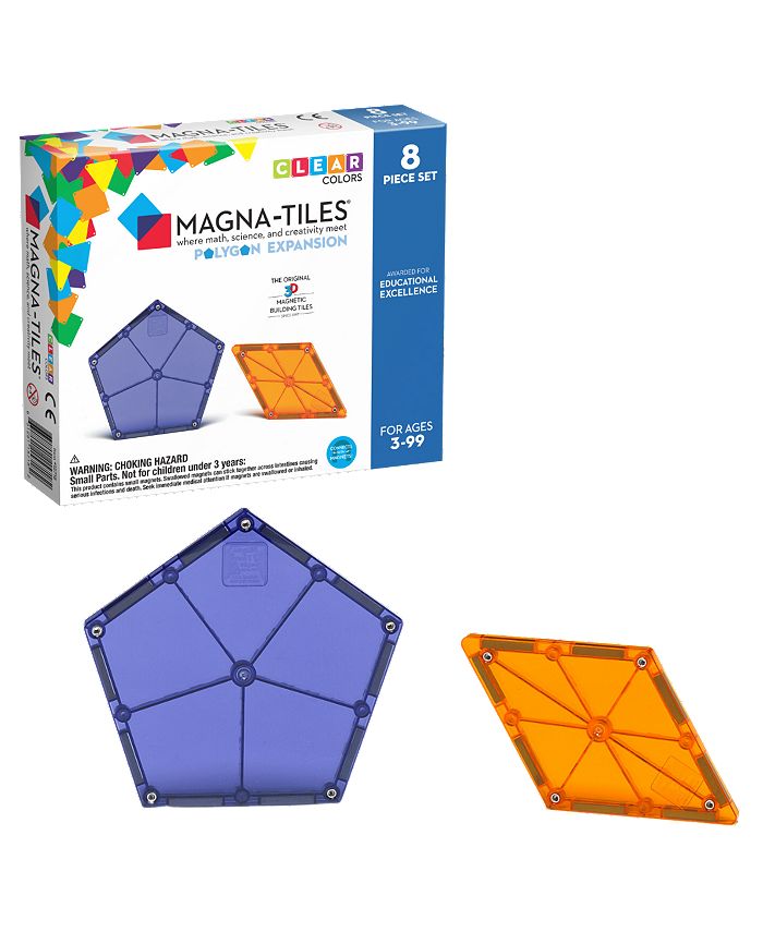 Magna-Tiles® MAGNA-TILESA MAGNA-TILES Polygons 8-Piece Magnetic ...