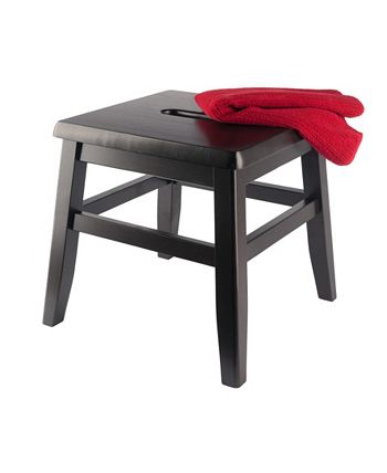 Winsome Kaya 2-Piece Wood Conductor Stool Set - Macy's